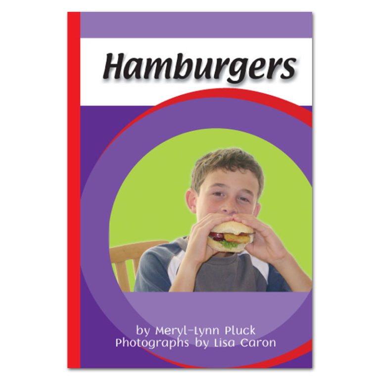 Hamburgers book by Meryl-Lynn Pluck - Rainbow Reading