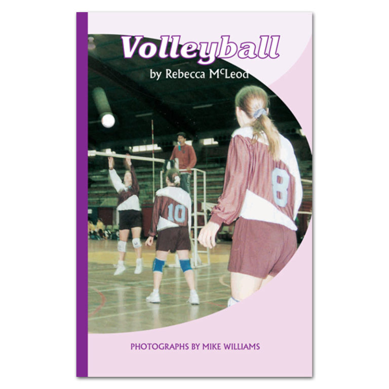 Volleyball book by Rebecca McLeod - Rainbow Reading