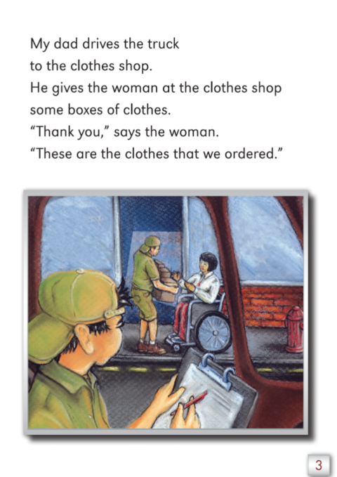 Going in the Truck book by Clare Bowes - Rainbow Reading