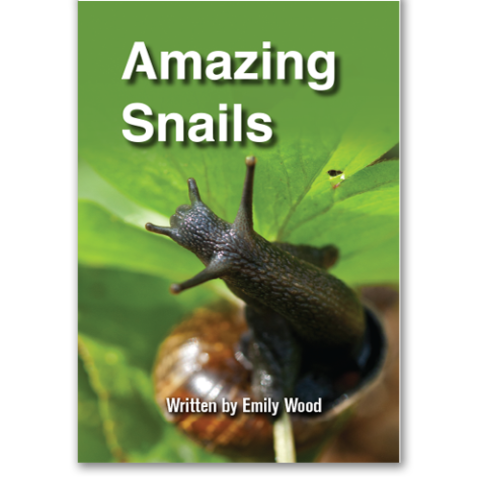 Amazing Snails book by Emily Wood - Rainbow Reading