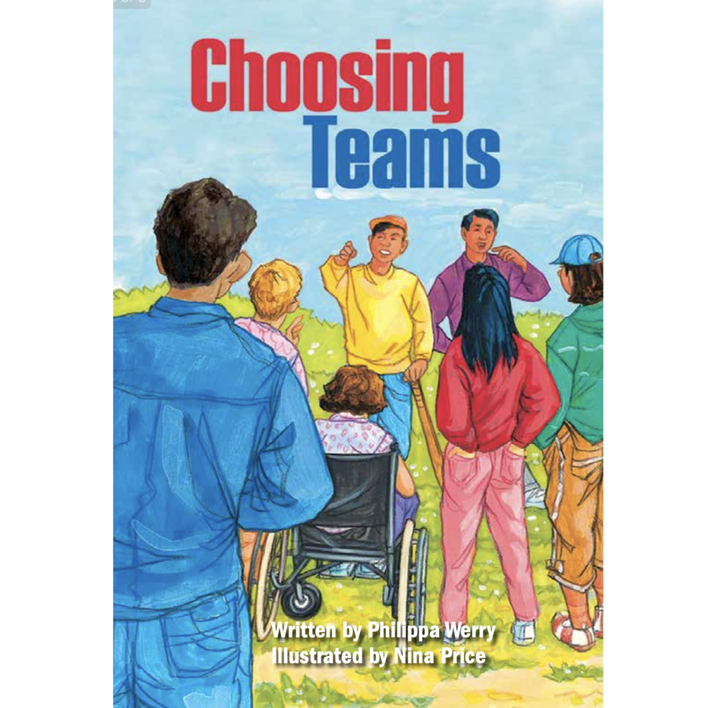 Choosing Teams book by Philippa Werry - Rainbow Reading