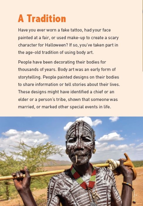 Body Art book by Jean Bennett - Rainbow Reading